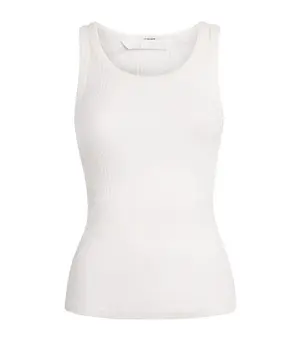 MOTHER Cotton Runner Up Tank Top - Blue