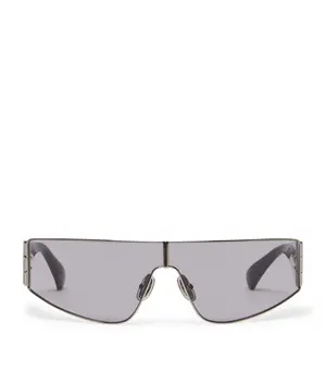 Max Mara Silver Tone Eyewear For Women