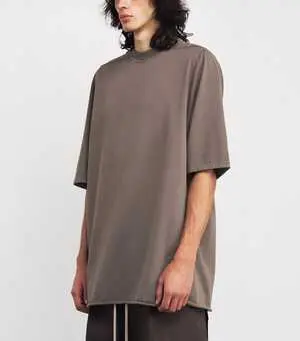 Rick Owens Organic Cotton Jumbo T-shirt - Brown