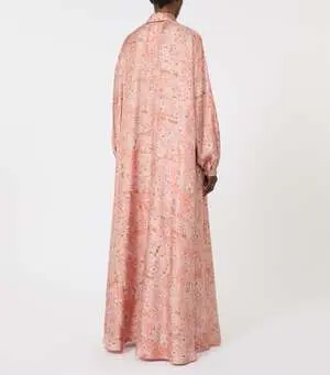 Max Mara Printed Maxi Shirt Dress