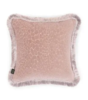 HOUSE OF HACKNEY Jacquard Mara Fringed Cushion - Pink