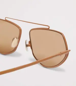 Max Mara Metal Square Sunglasses