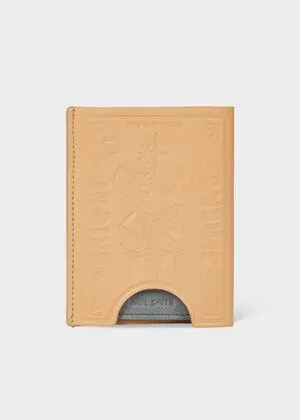 Paul Smith Beige Leather 'match Box' Card Holder
