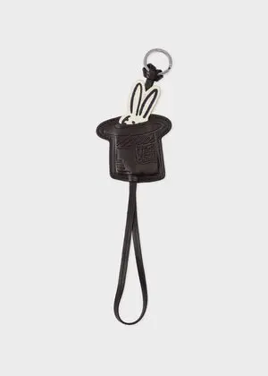 Paul Smith Rabbit In A Hat Leather Keyring