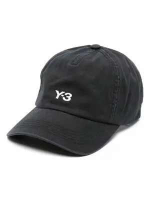 Y3 Logo Baseball Cap - Black