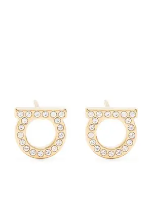 FERRAGAMO Gancini Earrings - Gold