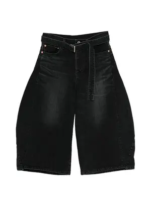 Sacai Denim Bermuda Shorts
