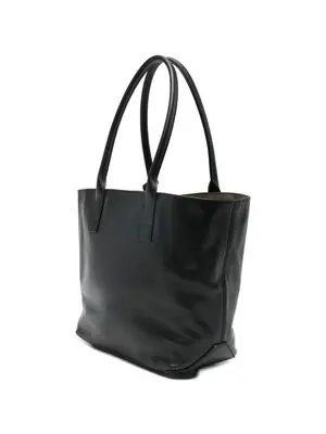 Hogan Leather Tote Bag - Black