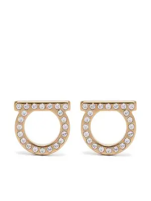 FERRAGAMO Gancini Earrings - Gold