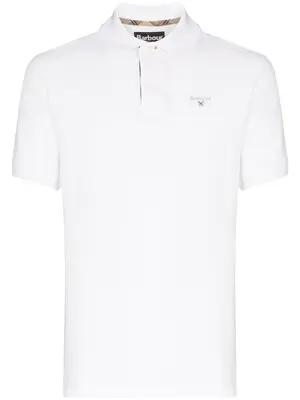 Barbour Tartan Polo - White