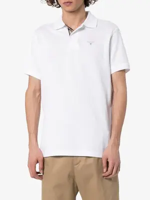 Barbour Tartan Polo - White