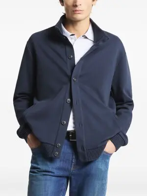 FAY High Collar Jacket - Blue