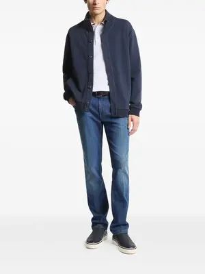 FAY High Collar Jacket - Blue