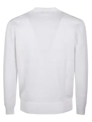 DRUMOHR Crew Neck Sweater - White