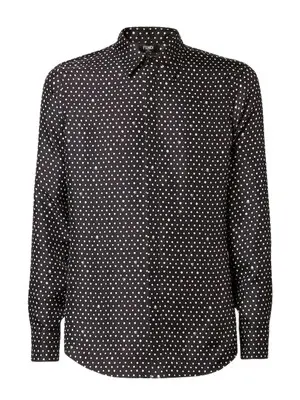 Fendi Printed Silk Shirt