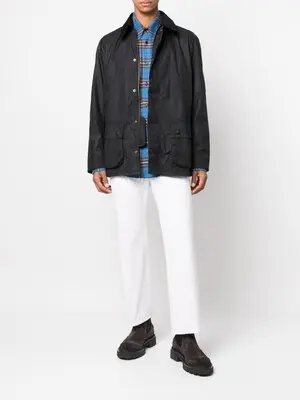 Barbour Ashby Wax Jacket - Blue