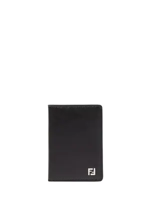 Fendi Squared Ff Card Holder - Black