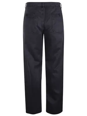 MASSIMO OSTI STUDIO Trousers With Zip And Button - Black