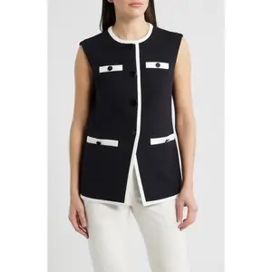 Anne Klein Color Block Vest