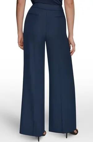Donna Karan New York High-waisted Wide-leg Pants