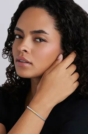 Lagos Caviar Icon Stretch Bracelet - Silver