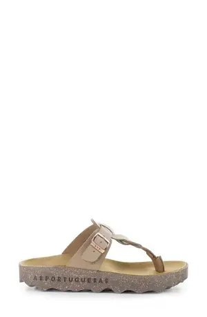 Fly London Cardigen Flip Flop - Sand