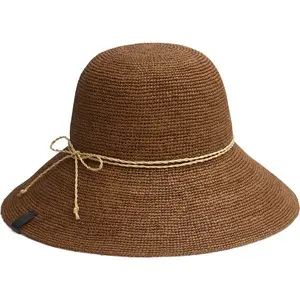Rag & Bone Woven Raffia Bucket Hat - Brown