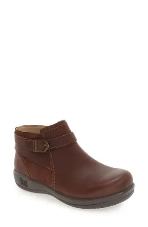 ALEGRIA BY PG LITE Alegria Dylan Ankle Boot - Hickory Brown Leather