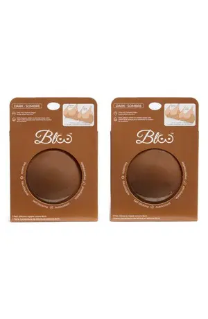 BLOO Round 'em Up 2-pack Round Nipple Covers - Dark