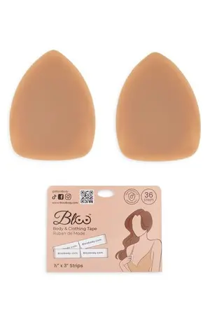 BLOO Seamless Confidence Waterproof Silicone Nipple Covers & Fashion Tape Kit - Medium-dark