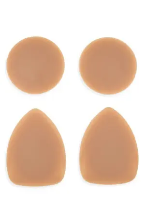 BLOO Perfect Pair Assorted 2-pack Round & Triangle Nipple Covers - Medium-dark