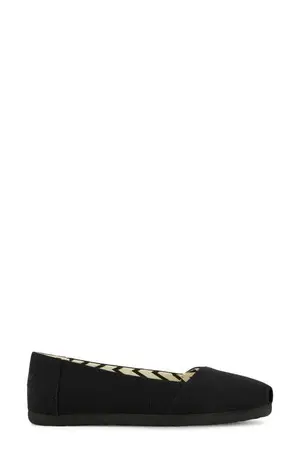 Toms Alpargata Ballet Flat - Black