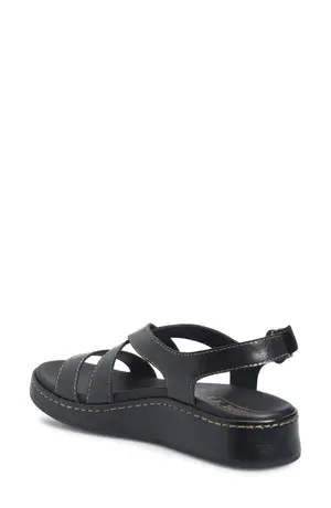BØRN Victoria Slingback Sandal - Black Leather