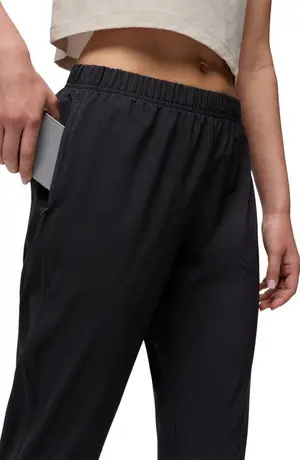Prana Railay Scallop Pants - Solid Black