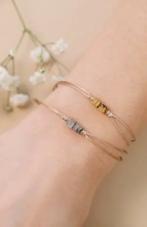 MANTRA Thread Of Divine Guidance 1111 Bracelet - Silver