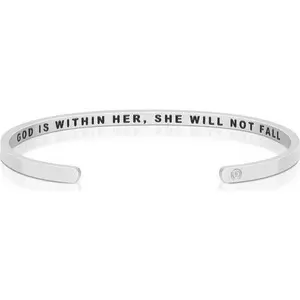 MANTRA Religious Bangle - Silver