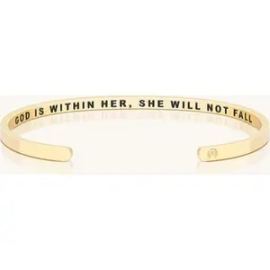MANTRA Religious Bangle Yellow Gold