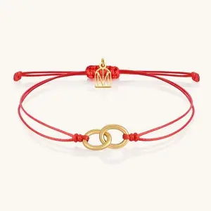 MANTRA Thread Of Friendship Set Of 2 Bracelets - Gold