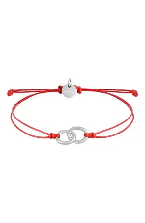 MANTRA Set Of 2 Friendship Bracelets In 18k Pvd Plating - Silver