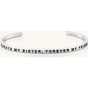 MANTRA Always My Sister Cuff - Silver