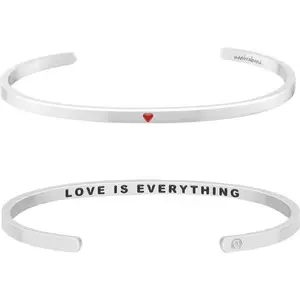 MANTRA Love Is Everything Bracelet - Silver