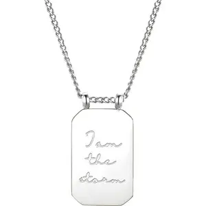 MANTRA I Am The Storm Necklace - Silver