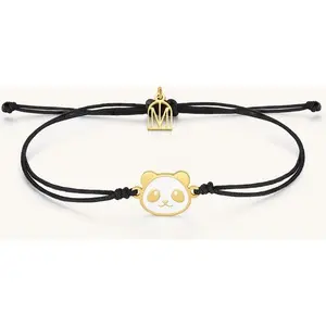 MANTRA Panda Luck And Peace Bracelet - Yellow Gold