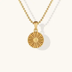 MANTRA Pause + Breathe Necklace - Gold