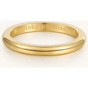 MANTRA Pinky Promise Ring - Yellow Gold