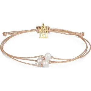 MANTRA Thread Of Grit Grace Gratitude Bracelet - Pearl