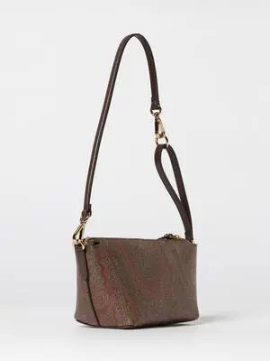 Etro Mini Essential Paisley Coated Cotton Bag - Brown
