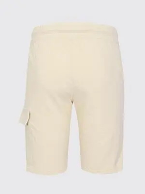 C.P. COMPANY Cotton Cargo Shorts With Drawstring - Ice