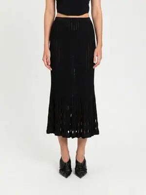 TWINSET Knit Midi Skirt