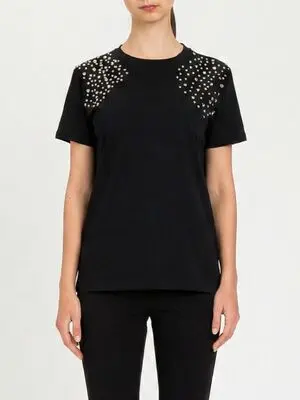 TWINSET Embellished Cotton T-shirt